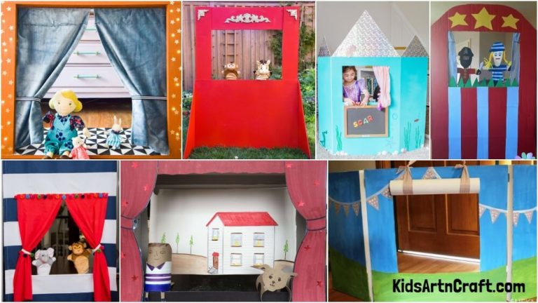 DIY Puppet Theatre Ideas for Kids - Kids Art & Craft