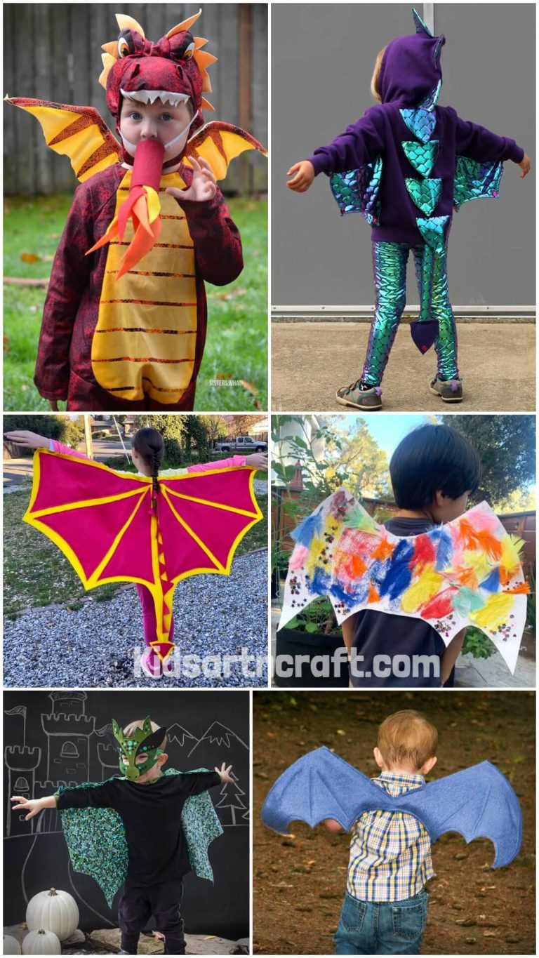 Dragon Costume DIY Ideas for Kids - Kids Art & Craft