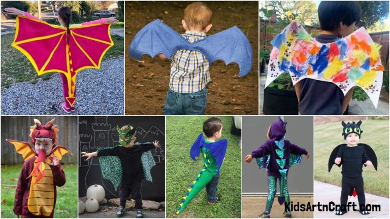 Dragon Costume DIY Ideas for Kids - Kids Art & Craft