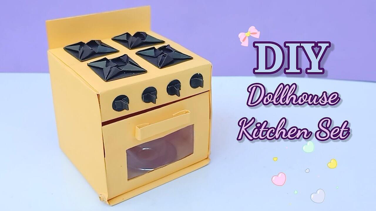 DIY Miniature Oven Craft For Kids - Kids Art & Craft