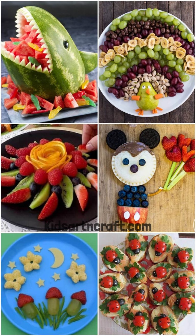 Easy Food Decoration Ideas - Kids Art & Craft