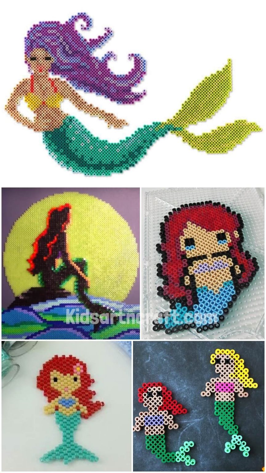 Easy Mermaid Beads Craft Ideas - Kids Art & Craft