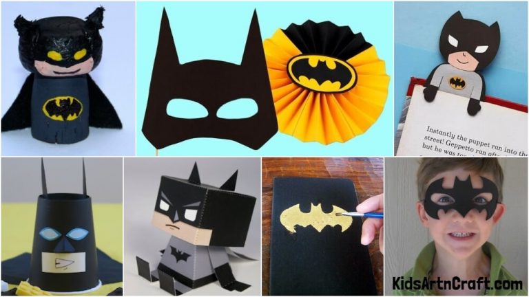 Easy & Simple Batman Crafts For Kids - Kids Art & Craft
