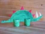 Stegosaurus Dinosaur Paper Plate Crafts For Kids - Kids Art & Craft
