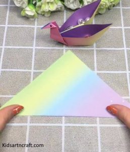 Easy To Make Origami Paper Swan Craft For Kids - Step By Step Tutorial ...