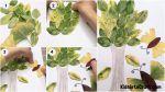 Easy Tree & Butterfly Art Using Leaves – Step by Step Tutorial - Kids ...