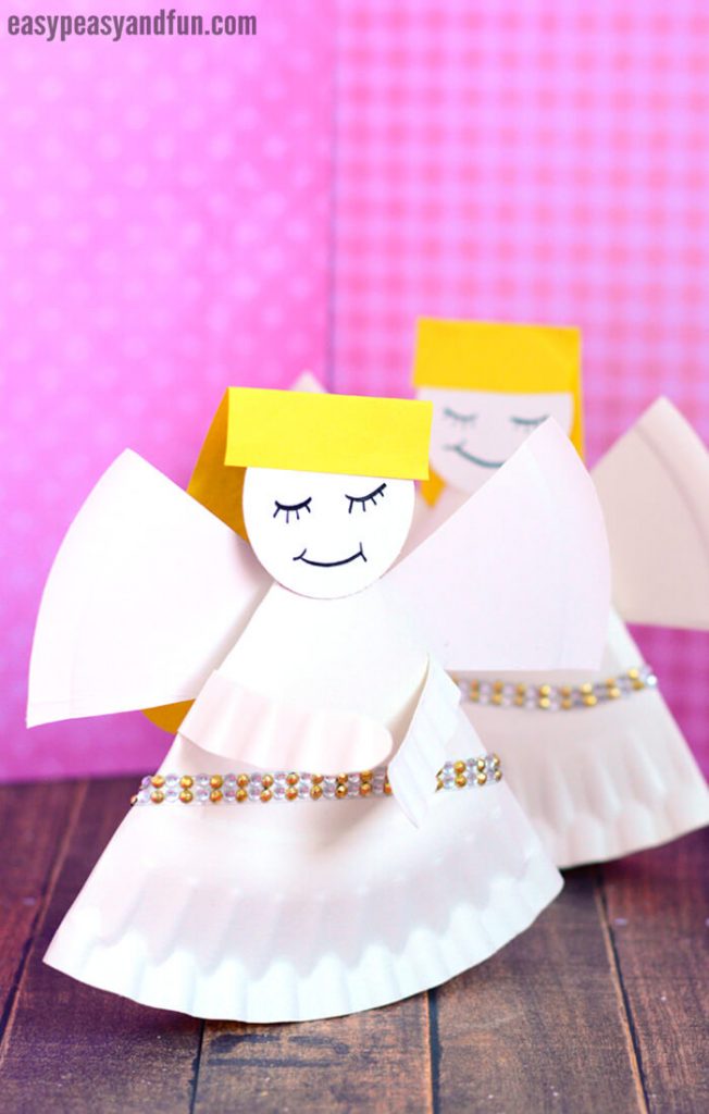 Adorable Paper Plate Angel Crafts - Kids Art & Craft