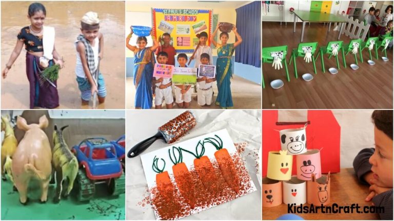 Farmer’s Day Activities for Students - Kids Art & Craft