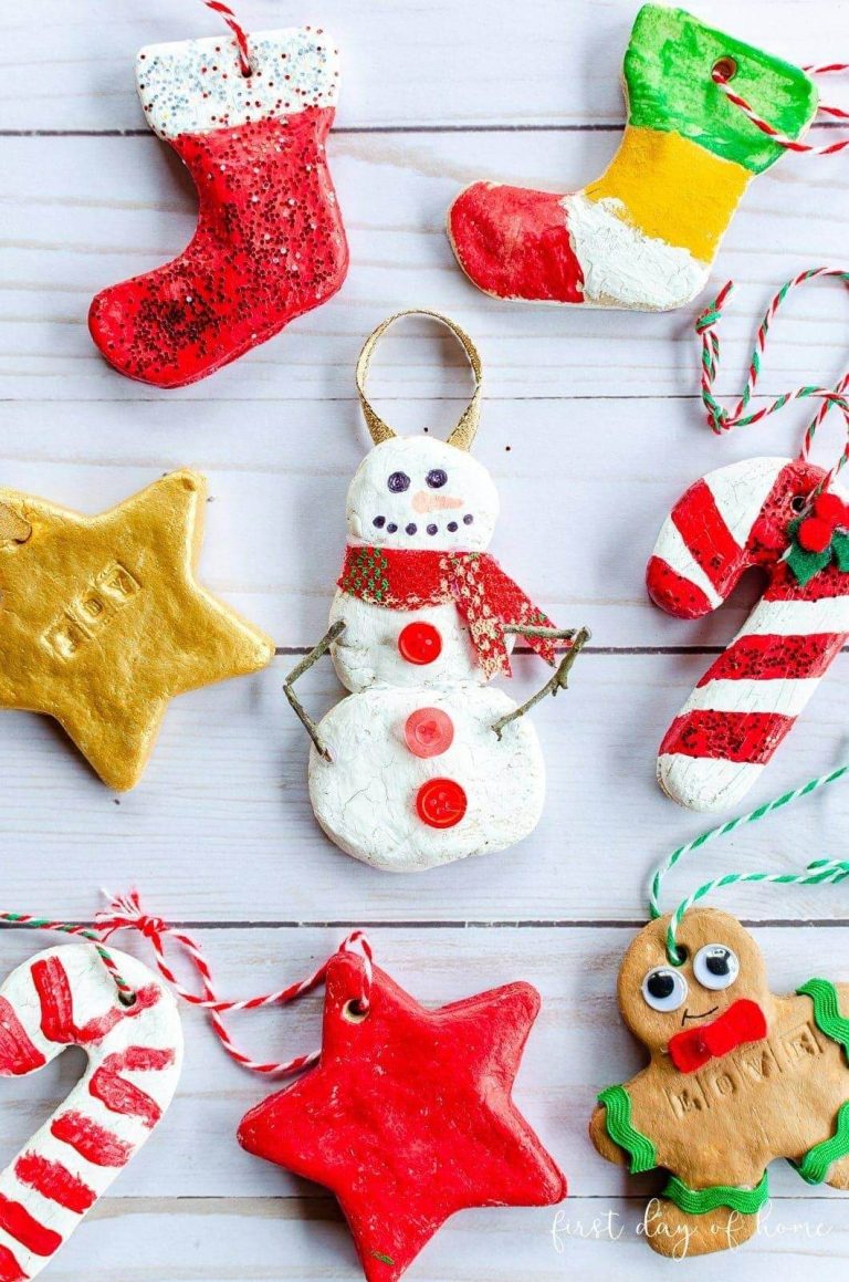 Handmade Salt Dough Ideas For Christmas - Kids Art & Craft