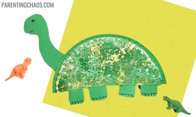 Paper Plate Dinosaur Craft For Kids - Kids Art & Craft