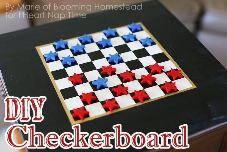 DIY Checkerboard Game Crafts - Kids Art & Craft