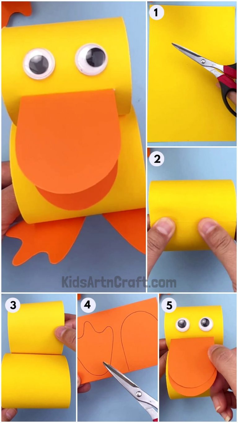 Fun To Make Paper Chick Craft - Kids Art & Craft