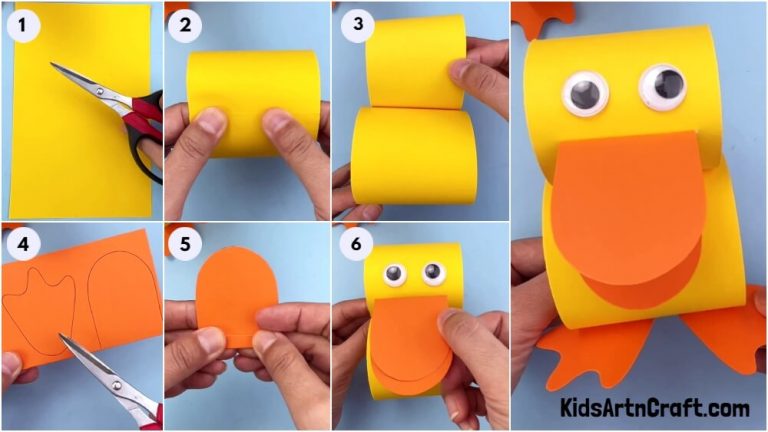 Fun To Make Paper Chick Craft - Kids Art & Craft
