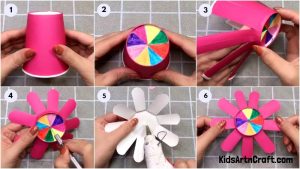 Fun To Make Paper Cup Spinning Toy Craft For Kids – Step by Step ...