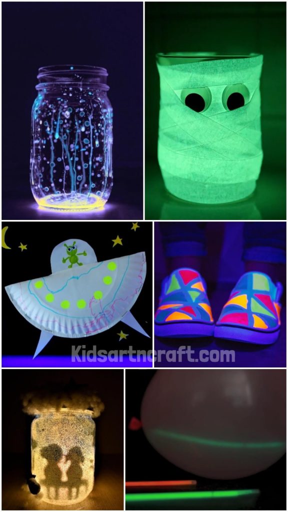 Glow in Dark DIY Projects For Kids - Kids Art & Craft