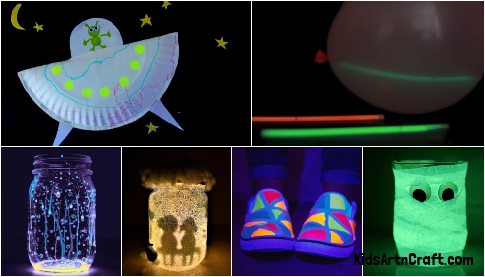 Glow in Dark DIY Projects For Kids - Kids Art & Craft