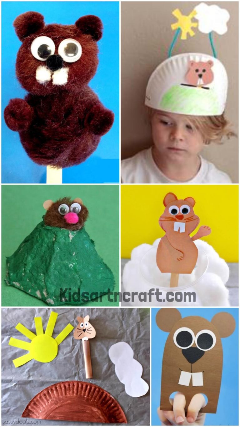 Groundhog Day Crafts For Kids - Kids Art & Craft