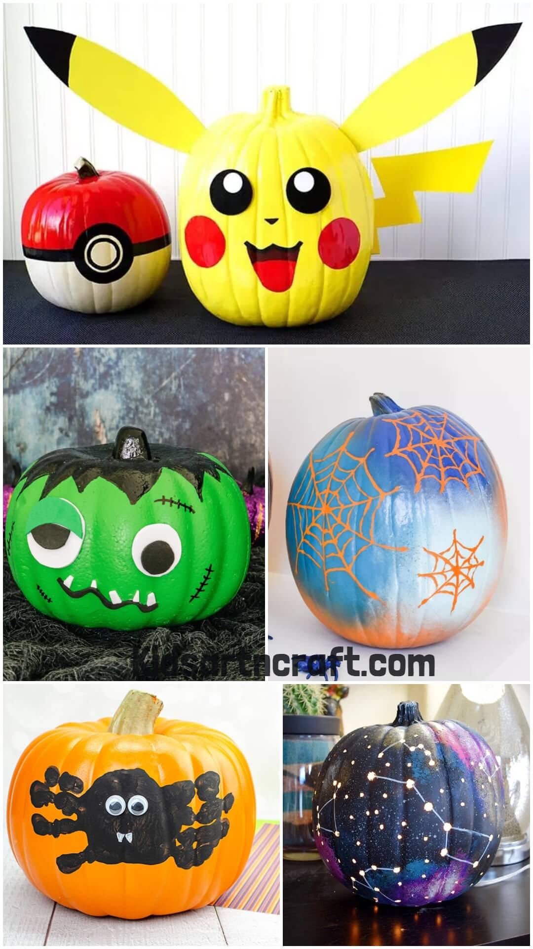 Halloween Decoration With pumpkin painting Ideas - Kids Art & Craft