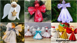 Handmade Christmas Angel Craft Ideas For Kids - Kids Art & Craft