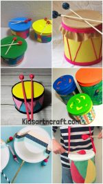 Handmade Drum Crafts For Kids - Kids Art & Craft