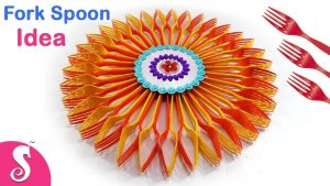 Fork Wall Decor Crafts - Kids Art & Craft