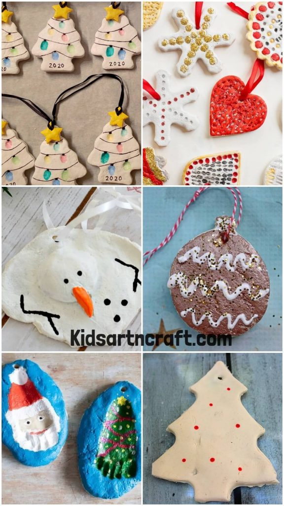 Handmade Salt Dough Ideas For Christmas - Kids Art & Craft