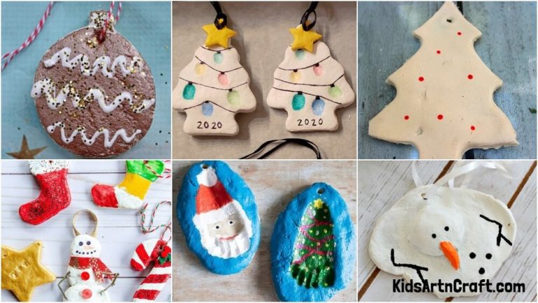 Handmade Salt Dough Ideas For Christmas - Kids Art & Craft