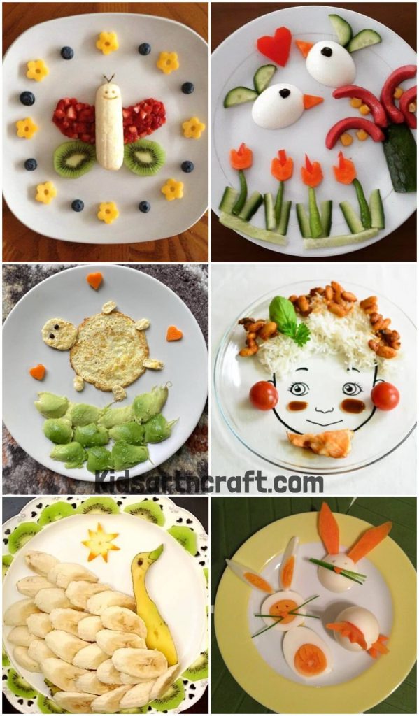 Ideas to Decorate Food in Your Kids's Plate - Kids Art & Craft