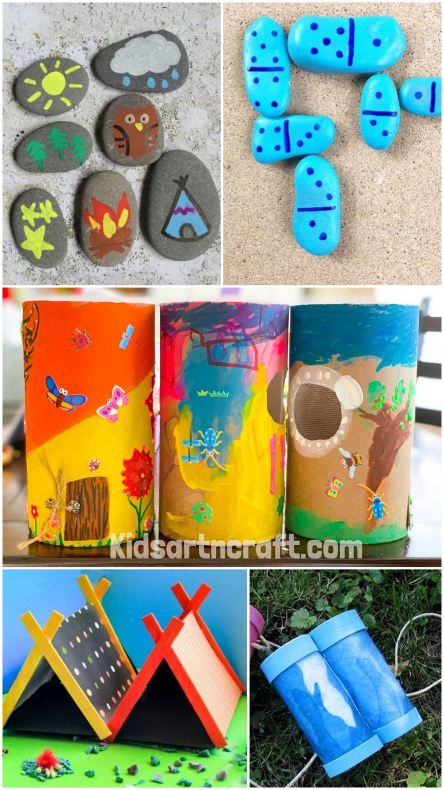 Camping Crafts for Kindergarten - Kids Art & Craft