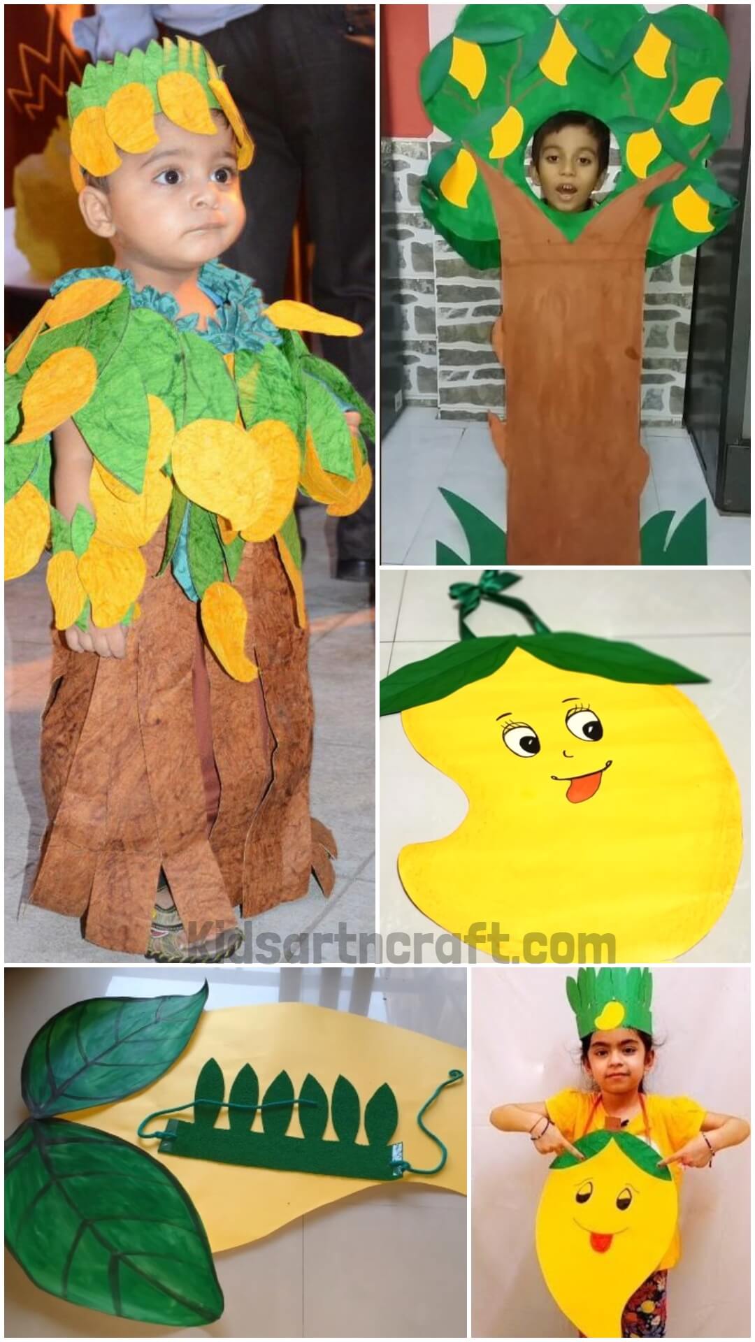 Mango Costume DIY Ideas for Kids - Fancy Dress Competition - Kids Art ...