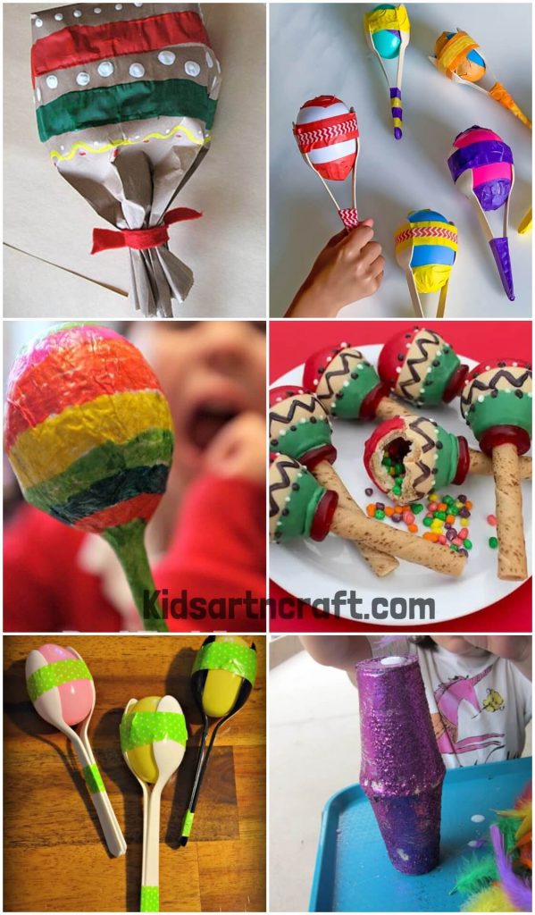 Maracas Crafts for Preschoolers - Kids Art & Craft