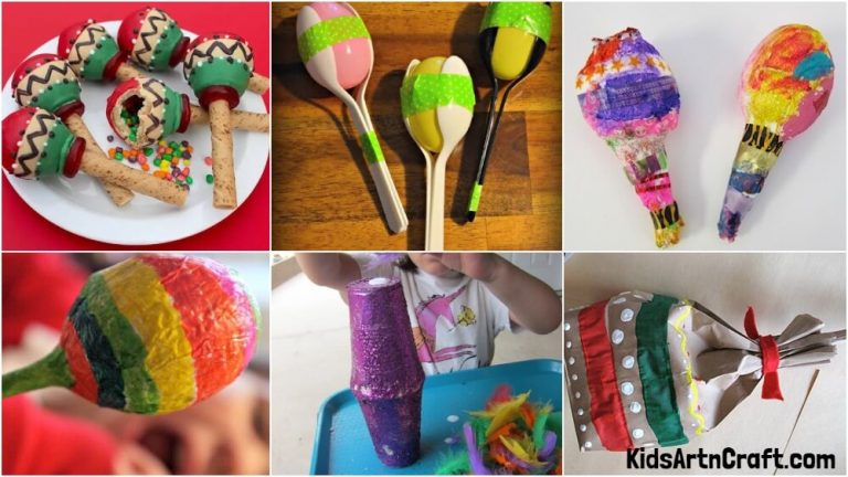 Maracas Crafts for Preschoolers - Kids Art & Craft