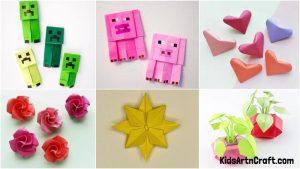 Origami Minecraft Paper Craft Ideas for Kids - Kids Art & Craft
