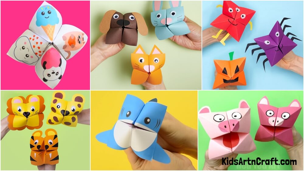 Origami Paper Chatterbox Craft Ideas Kids Art Craft