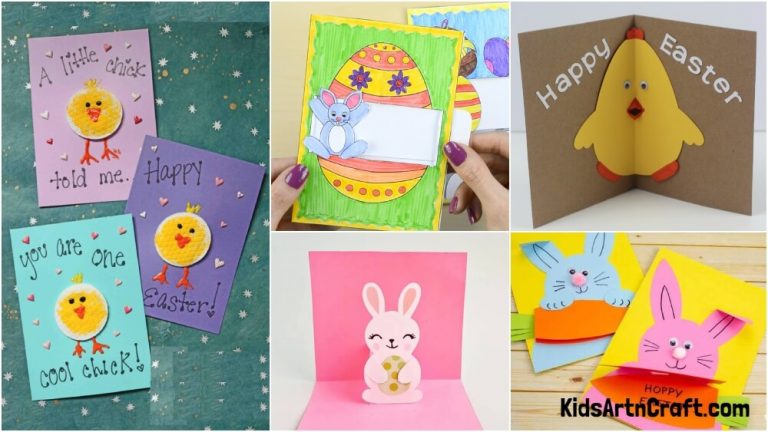 Paper Card Ideas for Easter - Kids Art & Craft