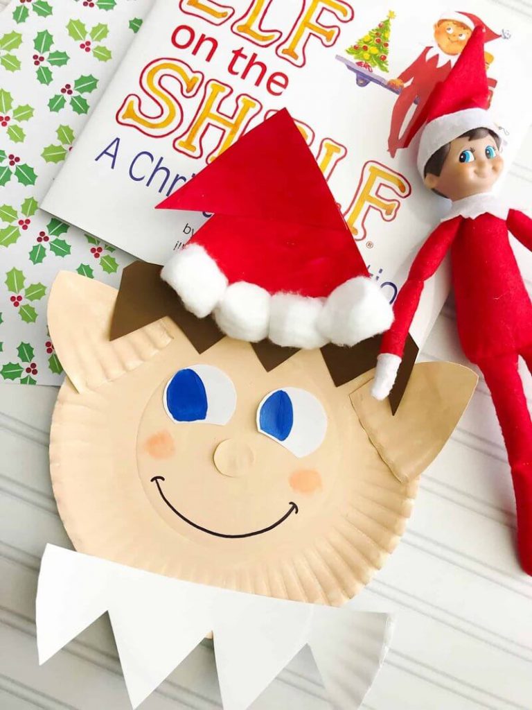 Paper Plate Elf Craft Ideas for Kids - Kids Art & Craft