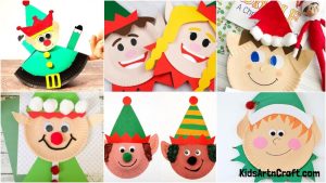 Paper Plate Elf Craft Ideas for Kids - Kids Art & Craft