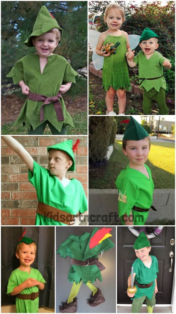 Peter Pan Costume DIY Ideas for Kids - Kids Art & Craft