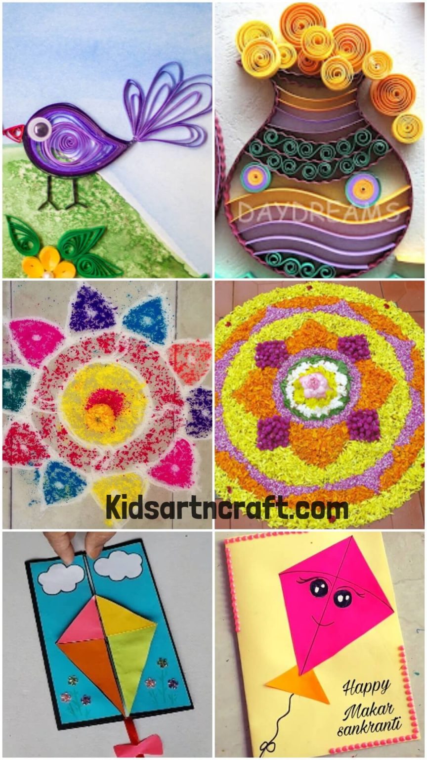 Pongal & Sankranti Crafts & Activities for Kids - Kids Art & Craft