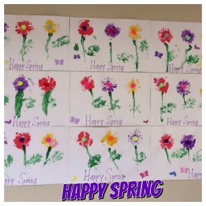 Stamping Flower Art Ideas - Kids Art & Craft