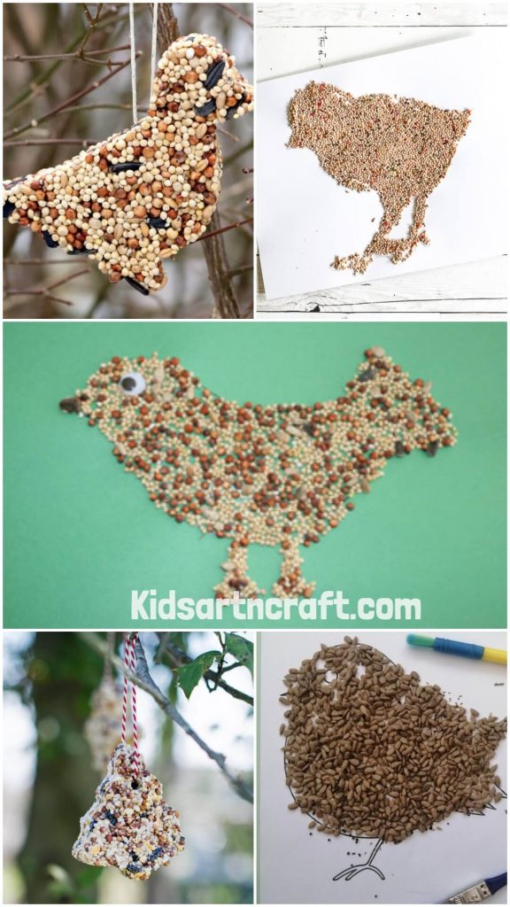 Seeds Bird Crafts For Kids - Kids Art & Craft