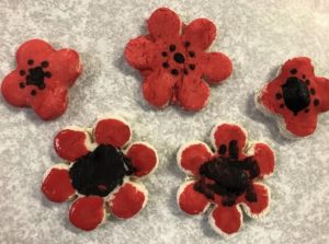 Poppy Flower Crafts Using Salt Dough for Remembrance Day - Kids Art & Craft