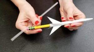 DIY Easy To Make Straw Rockets - Kids Art & Craft