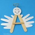 Amazing Angel Crafts Using Popsicle Stick - Kids Art & Craft