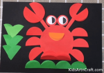 Simple Paper Crab Craft – Step By Step Tutorial - Kids Art & Craft