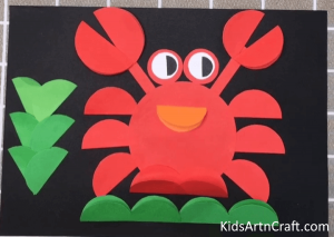 Simple Paper Crab Craft – Step By Step Tutorial - Kids Art & Craft