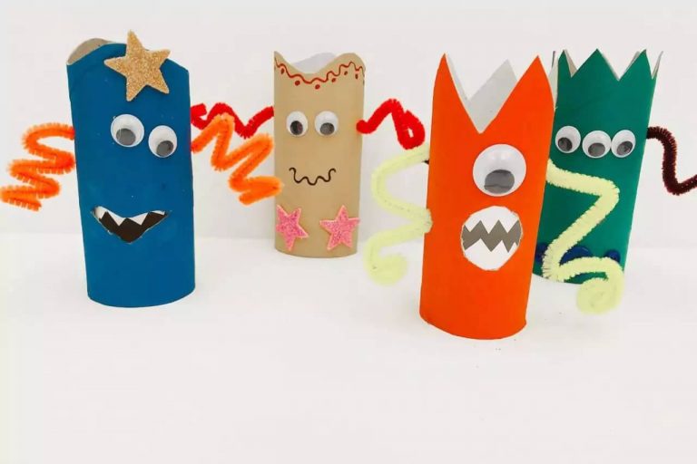 Toilet Paper Roll Monsters Craft Ideas - Kids Art & Craft