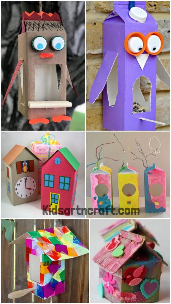 Small Milk Carton Crafts for Kids - Kids Art & Craft