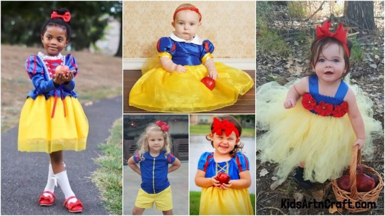Snow White Costume DIY Ideas for Kids - Kids Art & Craft