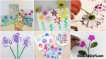 Stamping Flower Art Ideas - Kids Art & Craft